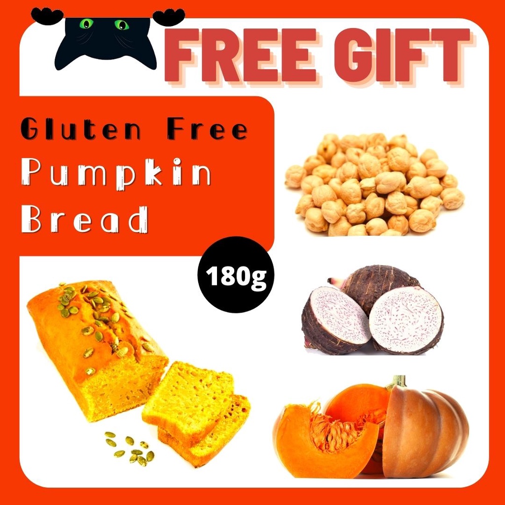 Gluten Free Baking Flour Halloween Pumpkin Bread Roti Bun Vegetarian ...