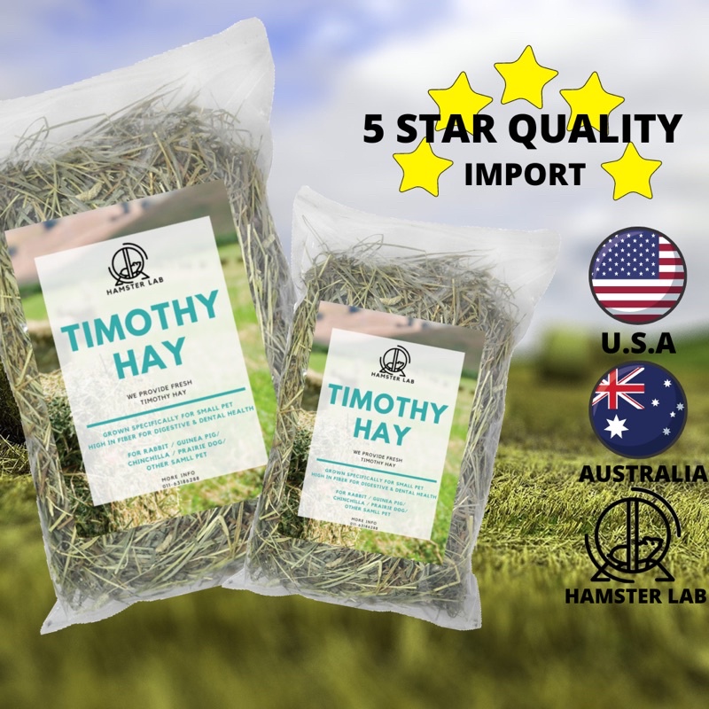 Ready Stock Timothy Premium Crispy Timothy Hay 1Kg Carino Pets Rabbit ...