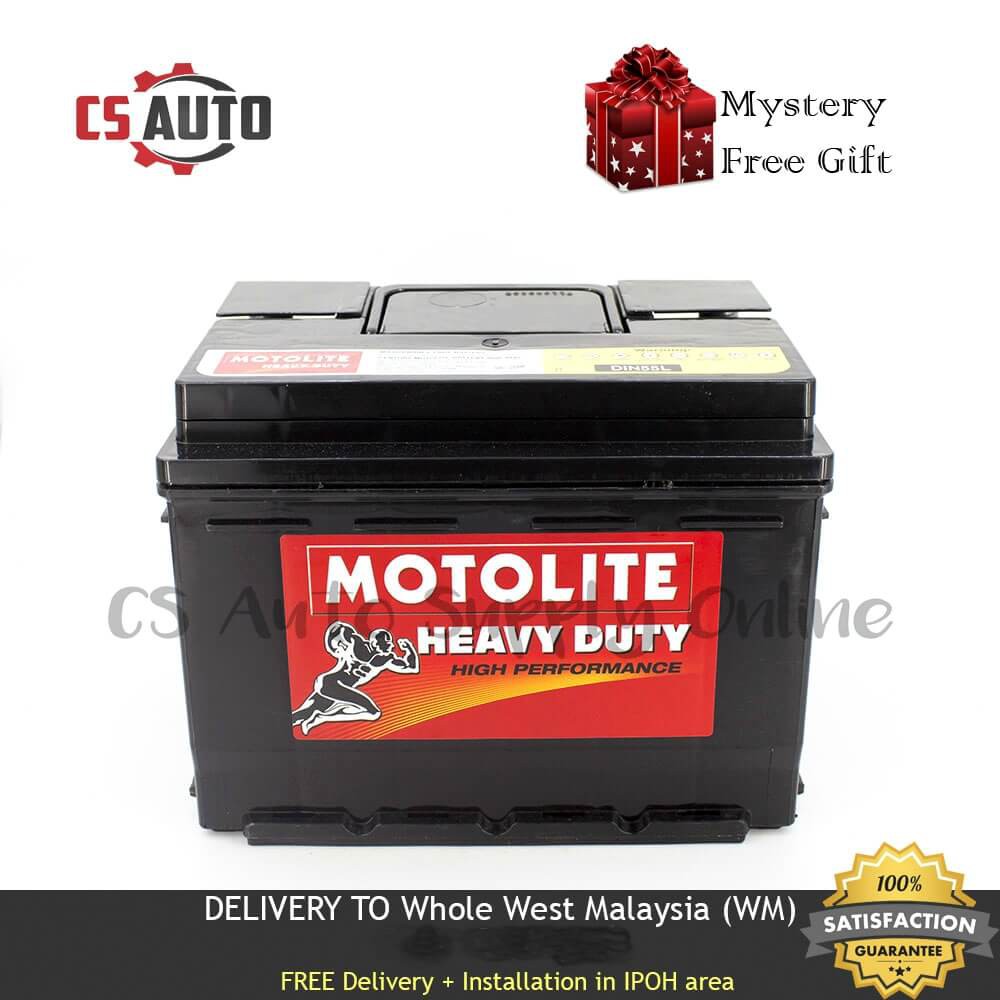 Century DIN55R Din55 Motolite Car Battery MF for Proton Persona, Gen 2 ...