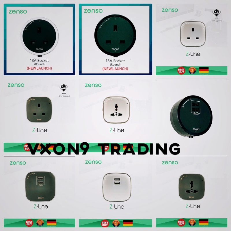 [ZENSO] Z.LINE POWER TRACK SWITCHES(ROUND & SQUARE) | Shopee Malaysia
