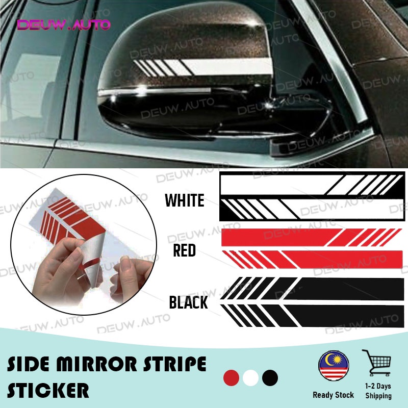 Car Sticker Side Mirror Auto Body Decal Stripe Vinyl Graphic reflector ...