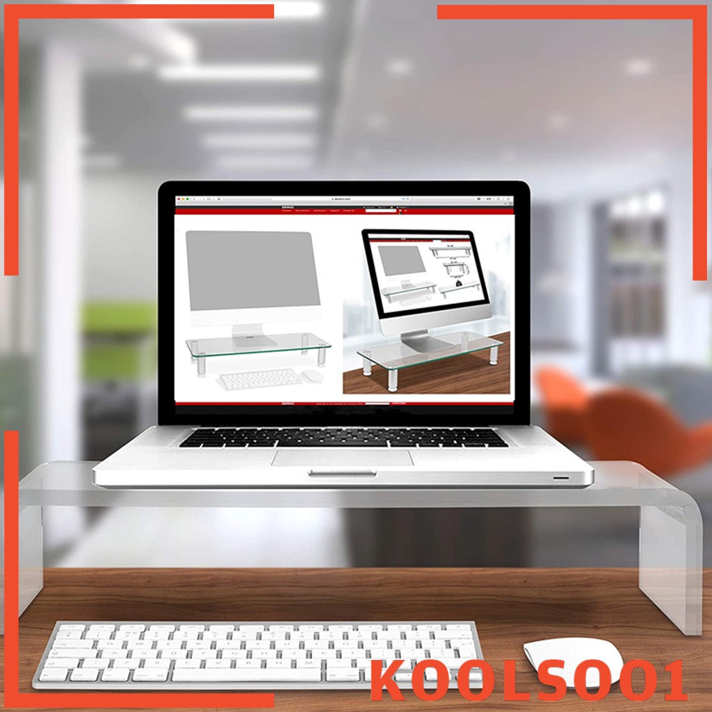 [koolsoobdMY] Home Transparent Stand Desk PC Laptop Computer Screen ...