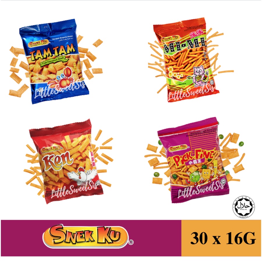 [16G* 30'S] SNEK KU MIMI / TAM TAM / KEN KEN/ PICK FINE (BUNDLE SNACKS ...