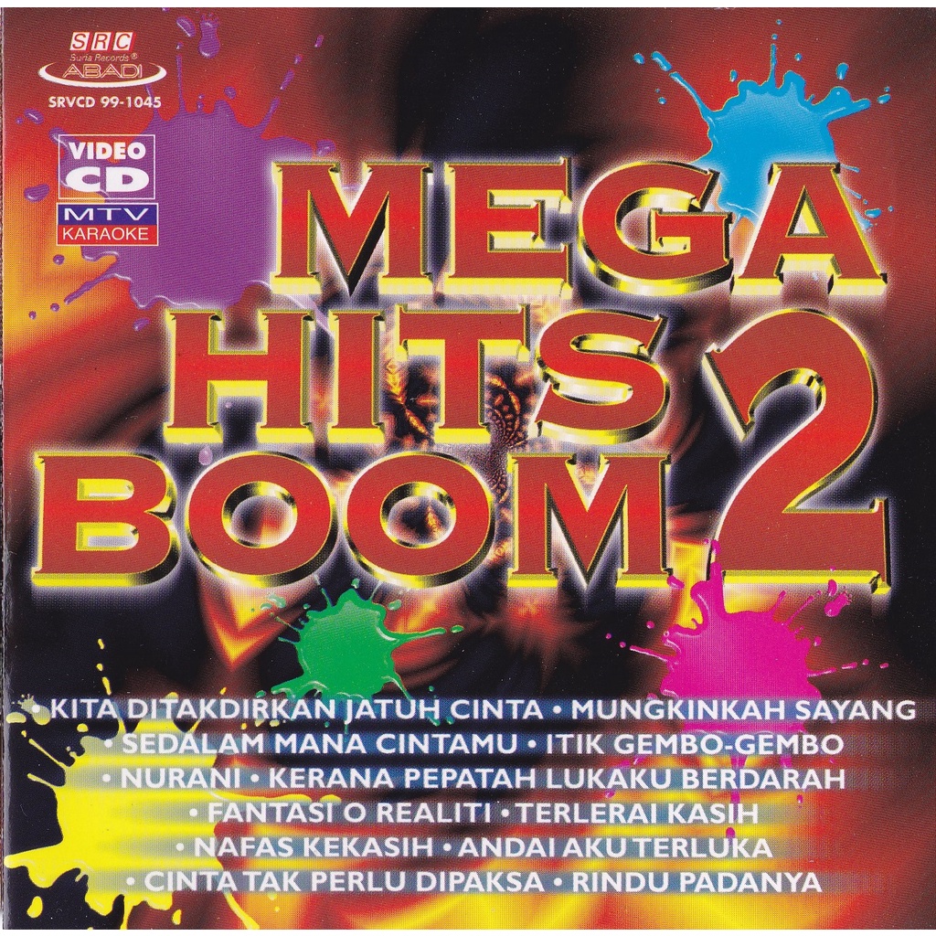 VCD Mega Hits Boom 2 | Shopee Malaysia