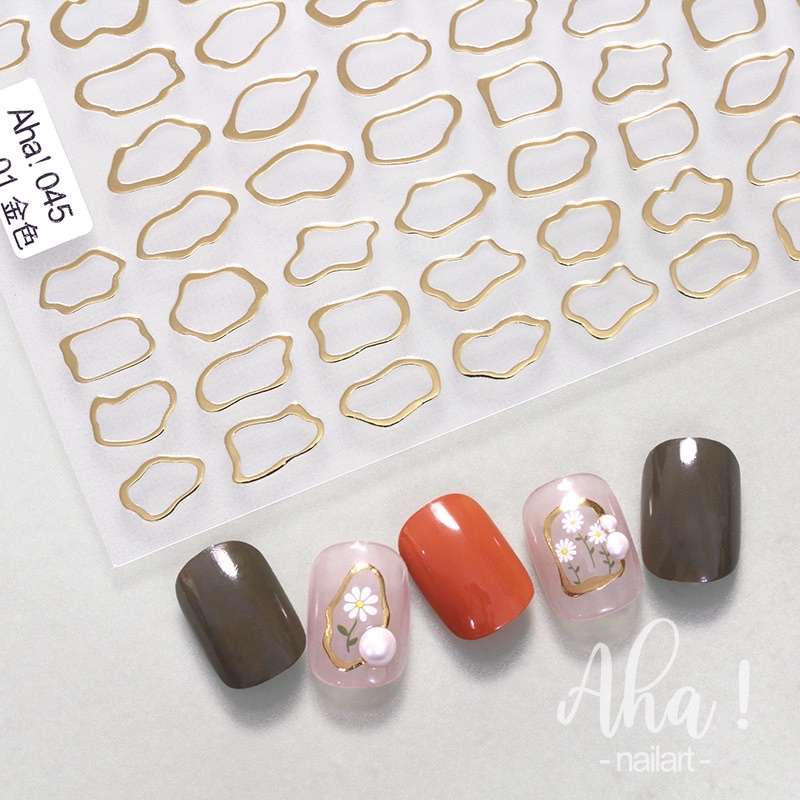AHA！ 045 】NAIL STICKERS 美甲贴纸 | Shopee Malaysia