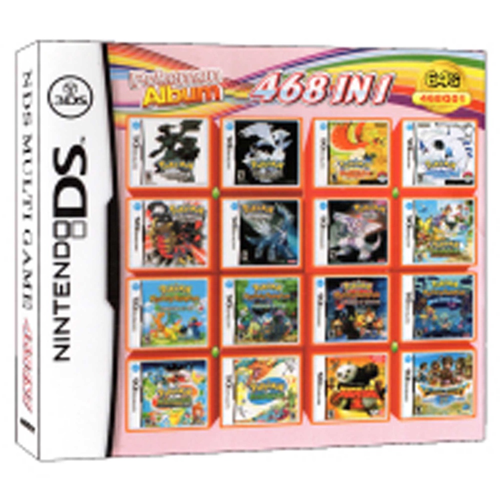 Nintendo 23/208/468/482/486/488/500/502/520 In 1 DS 3DS 2DS NDSI NDSL ...