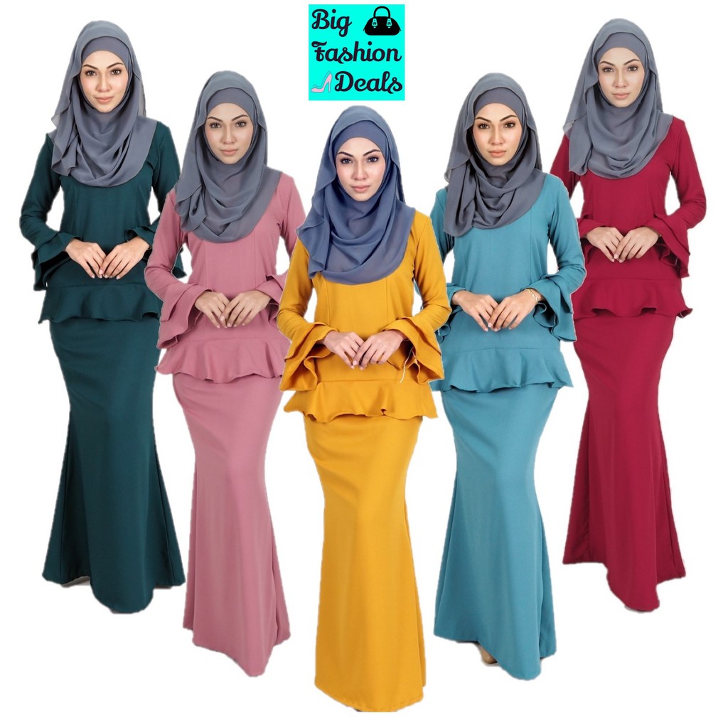 [Clearance Sale] Muslimah Baju Kurung Baju Raya 2025 / Kurung Muslimah ...