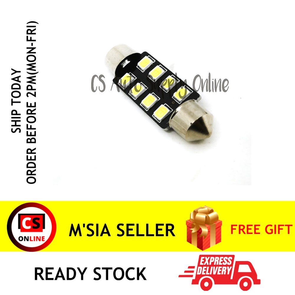 CS 1pc x Led 24V 31mm 36mm 39mm 41mm White Long light Bulb Bullet for ...