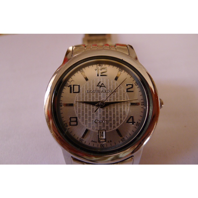 Louis Arden Quartz Round Silver Dial Watch | Shopee Malaysia