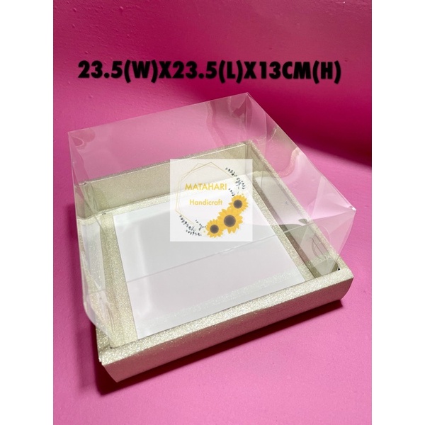 (READY STOCK) KOTAK HADIAH 23.5x13x23.5CM = 8X8X5" inch KOTAK HANTARAN ...