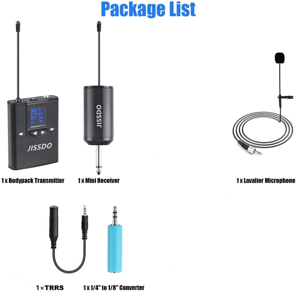 Multifunction Wireless Microphone System Headset Mic/Stand Handheld Mic ...