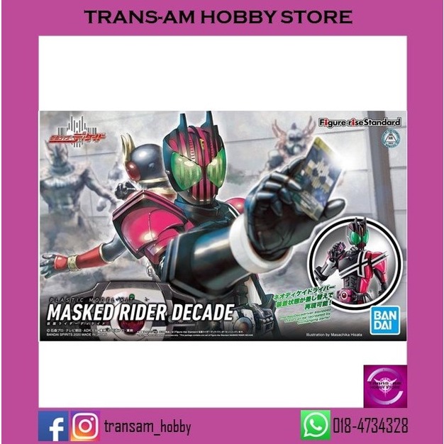 [Ready Stock] Bandai Figure-rise Standard Kamen Rider Decade Masked ...