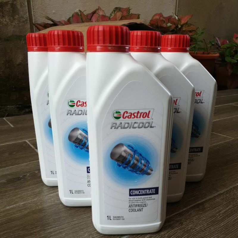 Radiator Premix Coolant ~ Castrol Radicool Coolant (6 bottle x 1 Liter ...