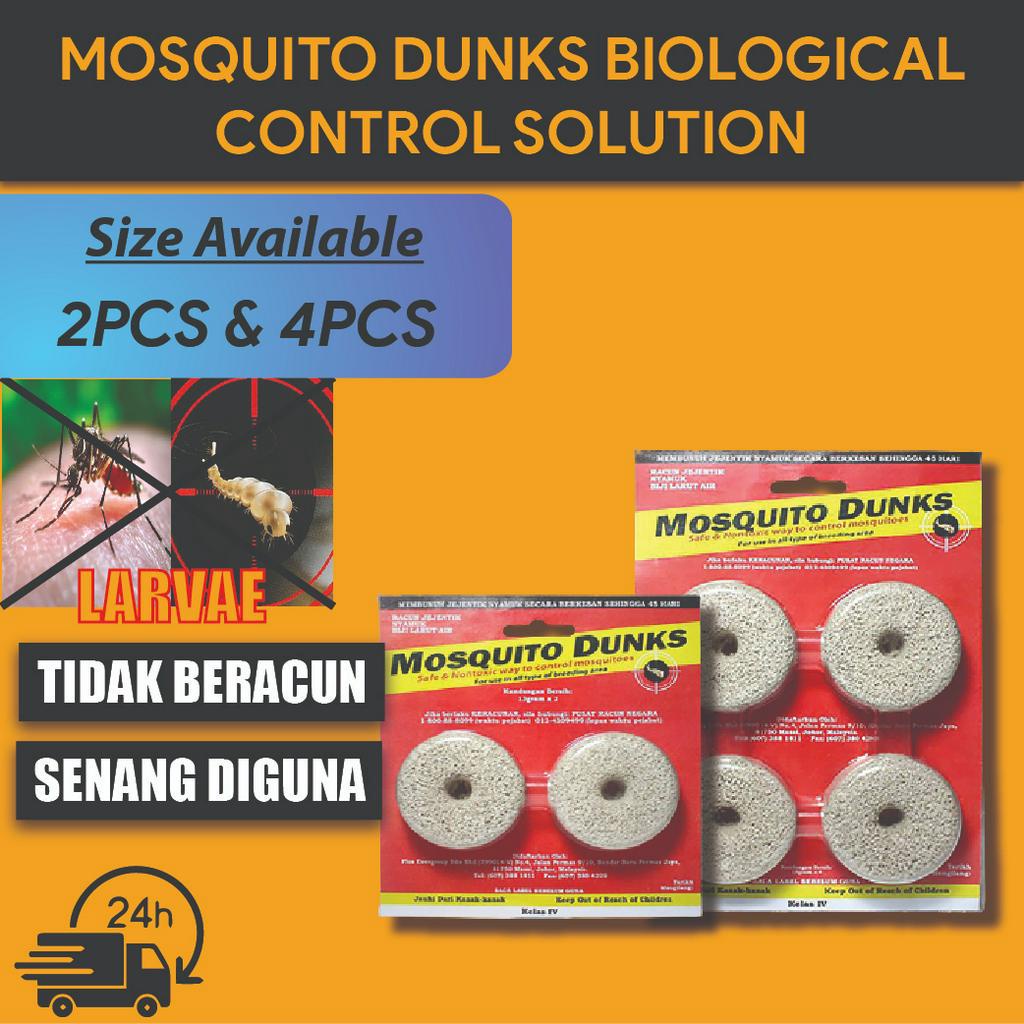 Mosquito Dunks Control Solution / Ubat Kawalan DUNKS Nyamuk / Ubat ...