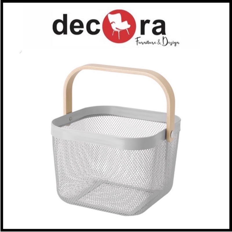 Decora.ina Fruit Basket Iron Aesthetic Nordic Cute Multipurpose Handle ...