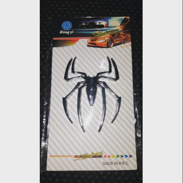 SPIDER 3D CAR LOGO CHROME METAL EMBLEM | Shopee Malaysia