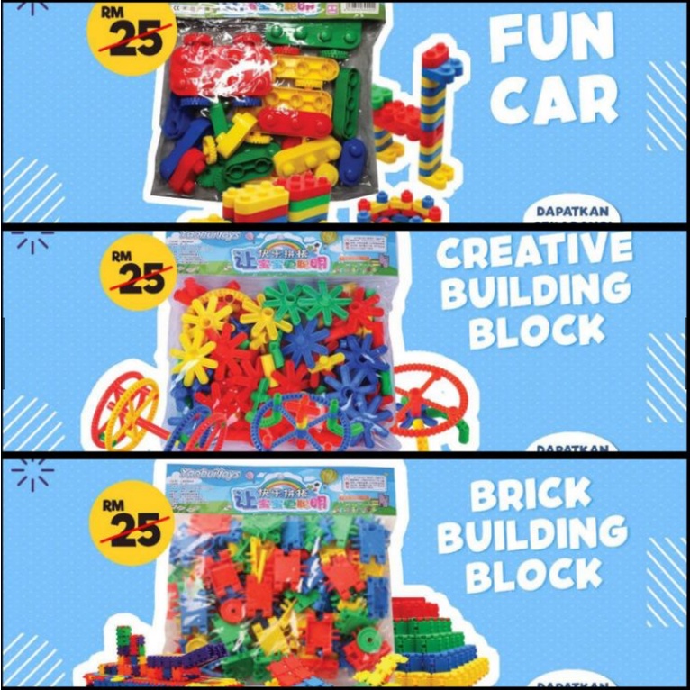 CREATIVE BRICK & BLOCKS BUILDING | Shopee Malaysia