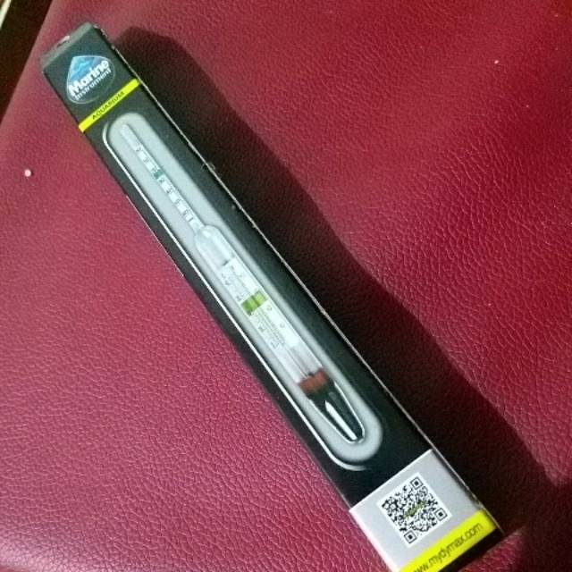 Hydrometer salinity / 2in1 glass sea water salt level meter | Shopee ...