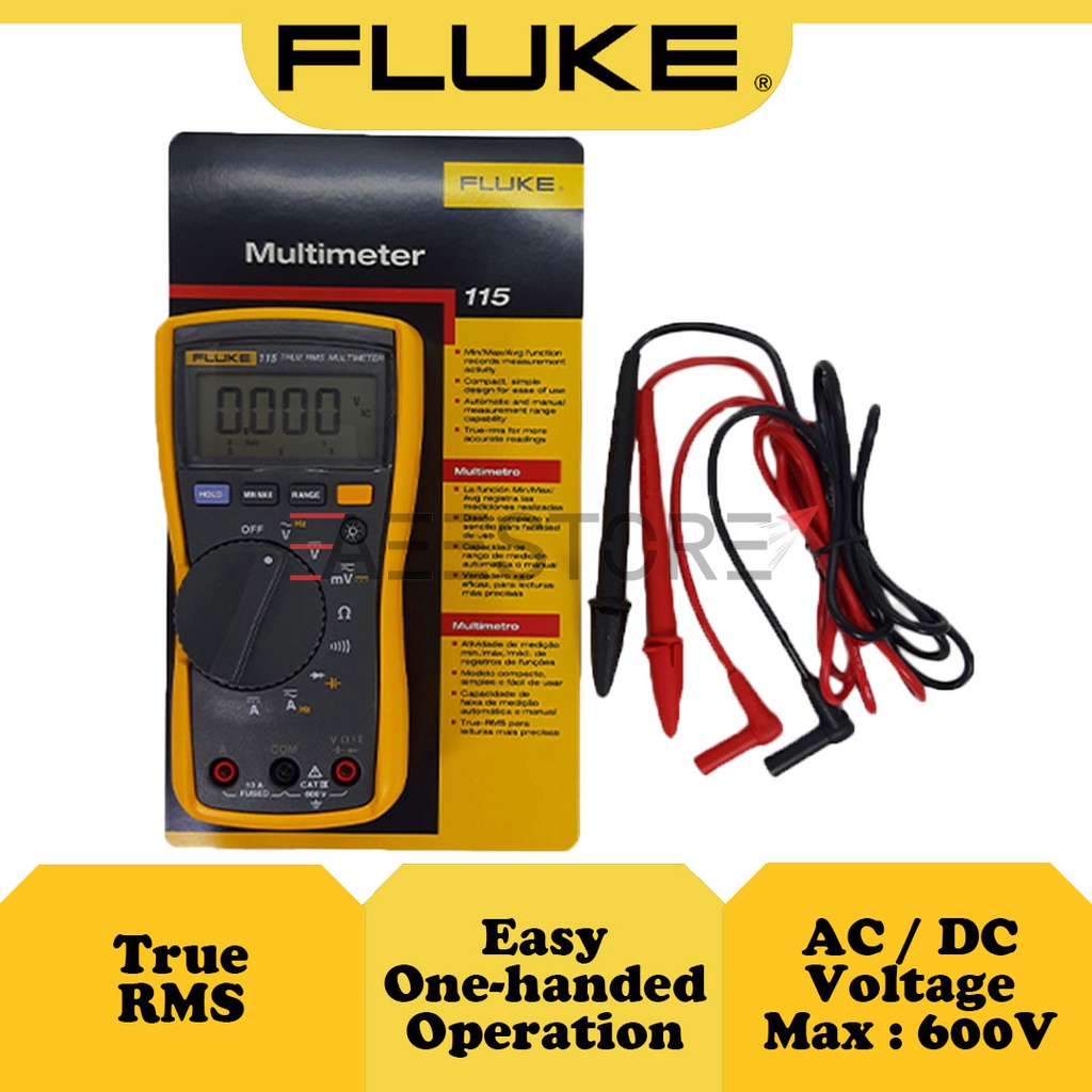 (Original) Fluke 15B+ Digital Multimeter | Shopee Malaysia