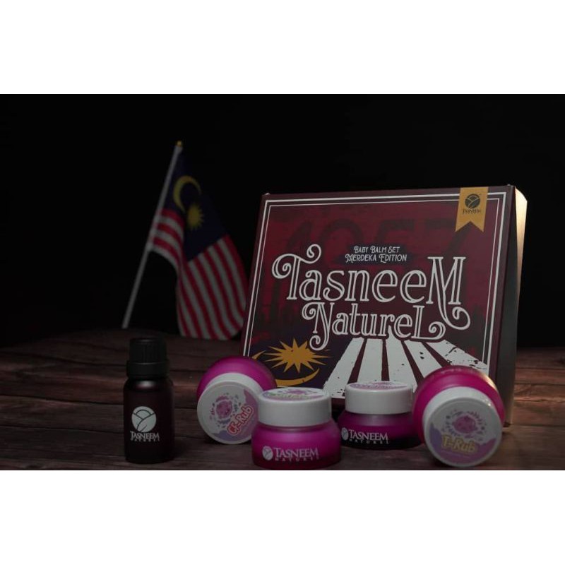 Balm 4 in 1 Tasneem Naturel Merdeka Box | Shopee Malaysia