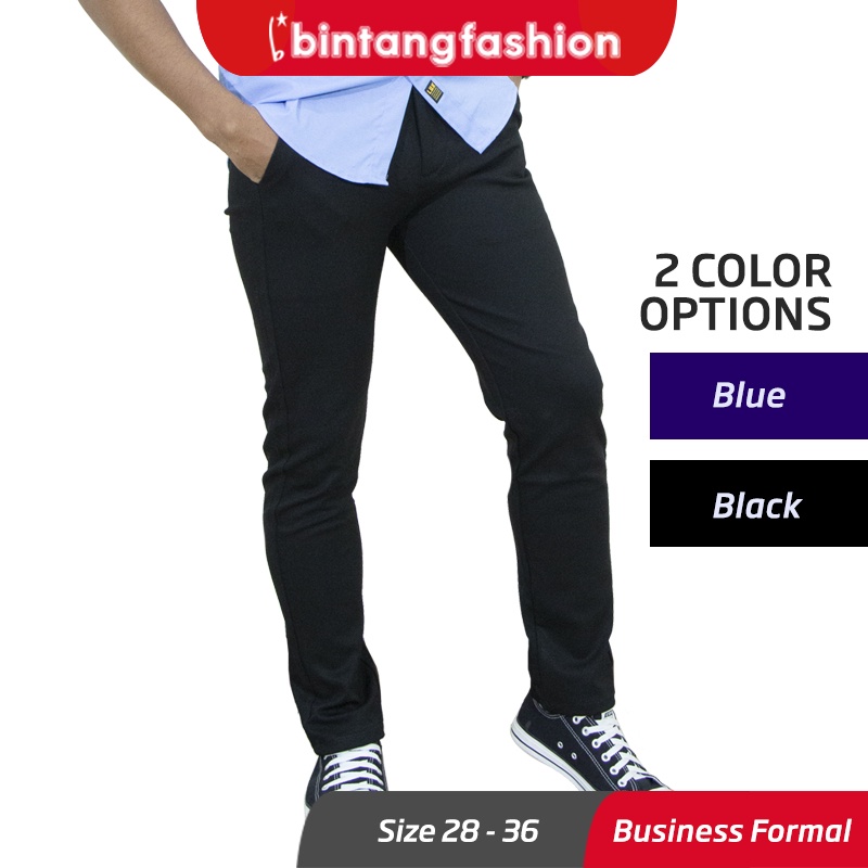 Bintang Fashion Seluar Slek Lelaki Regular Fit | Seluar Kerja Lelaki ...