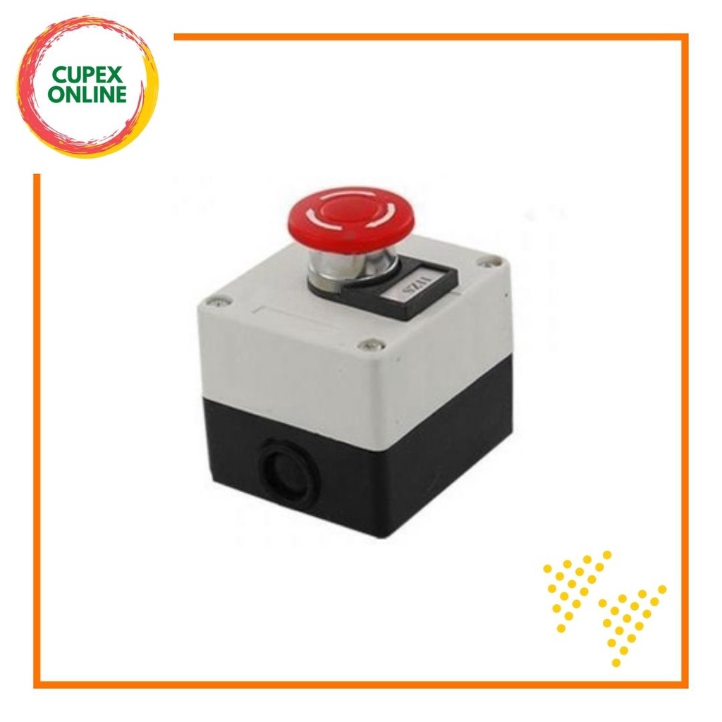 CIKACHI ST-4ES Emergency Stop Push Button With Box (cupex) | Shopee Malaysia