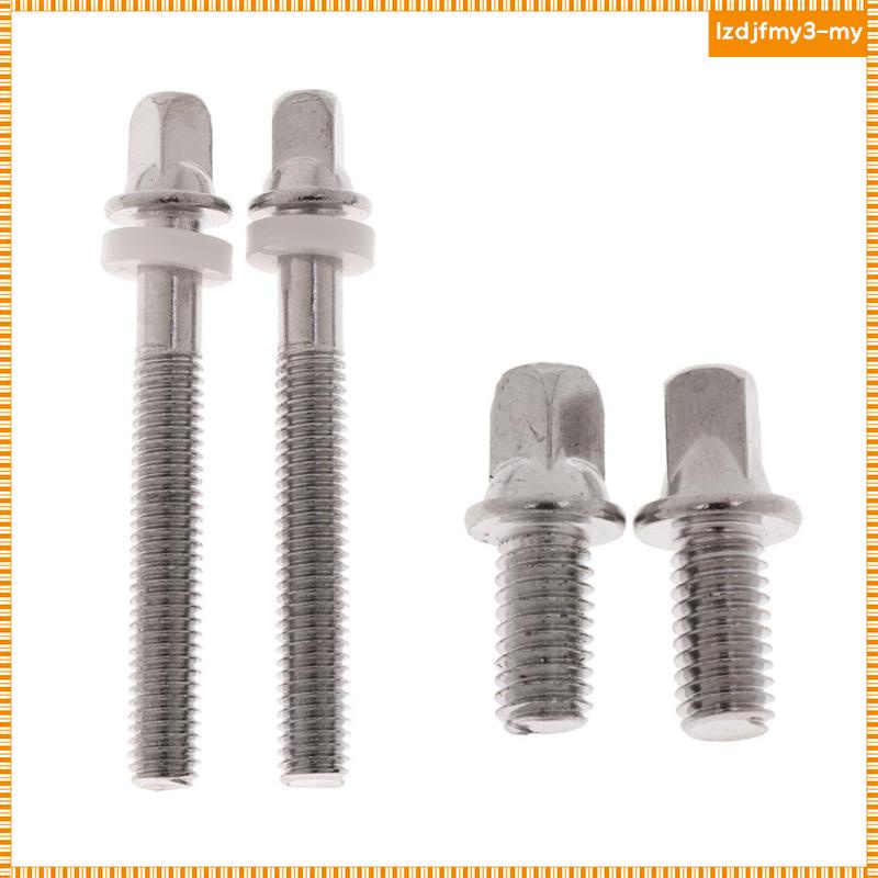 2pcs 10mm Drum Tension Rods Tension Screws Bolts for Tom Snare Drum ...