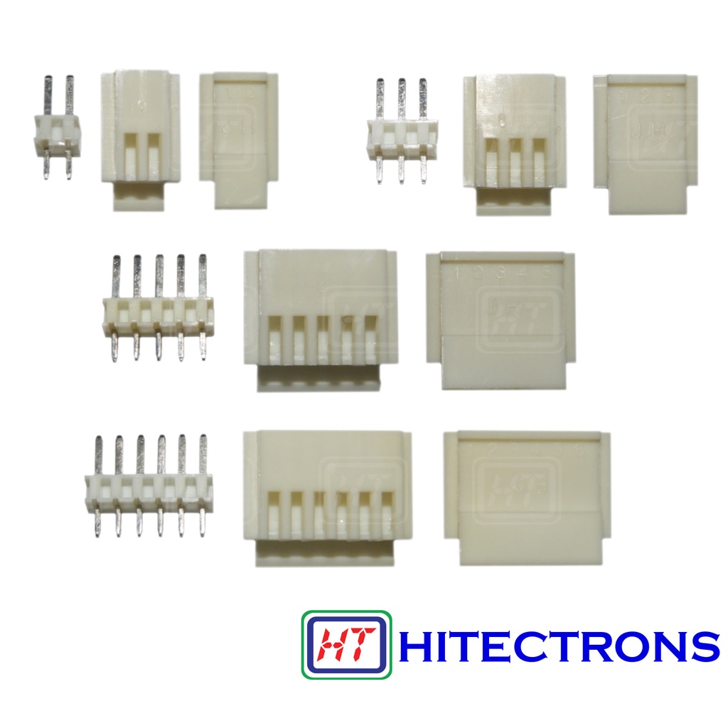 WIRE TO BOARD CONNECTOR 2501 PITCH 2.5MM HOUSING 2501H + HEADER 2501PS ...