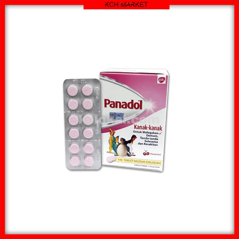 🔥FAST SHIPING🔥Panadol Chewable Fever Tablet for Children 12 Tablets ...