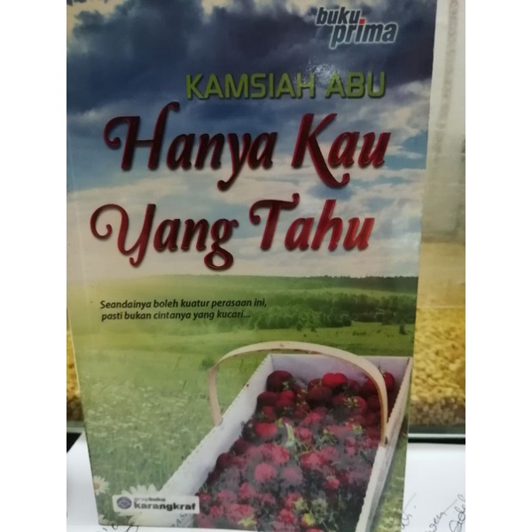 HANYA KAU YANG TAHU - KAMSIAH ABU (preloved) | Shopee Malaysia