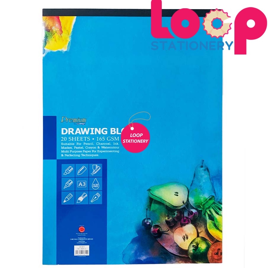 Campap A3 Drawing Block 20 Sheets 135gsm/165gsm | Shopee Malaysia