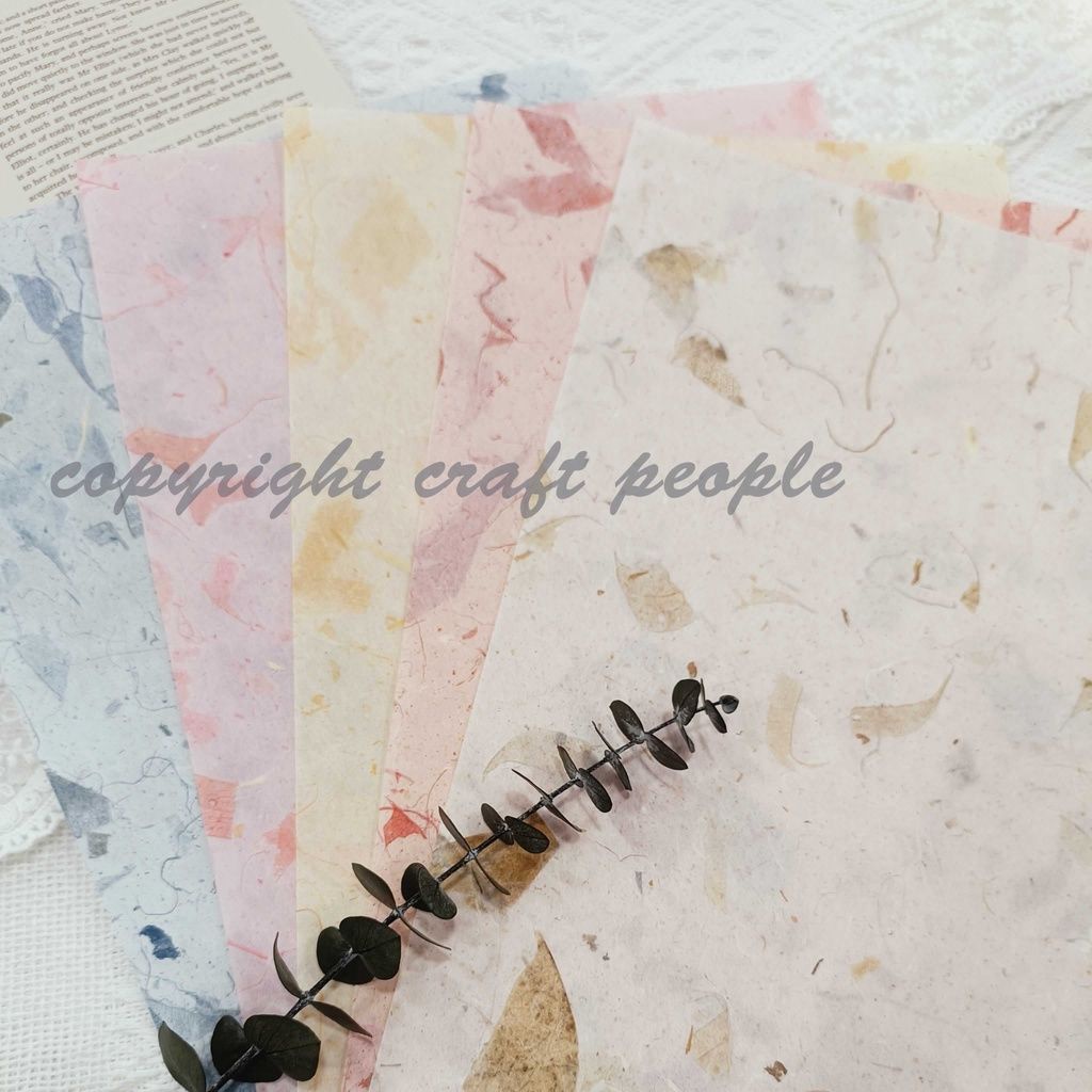 TH Handmade Paper_Mango Leaf Paper A4 (35gsm) 进口手工桑纸_芒果叶 | Shopee Malaysia
