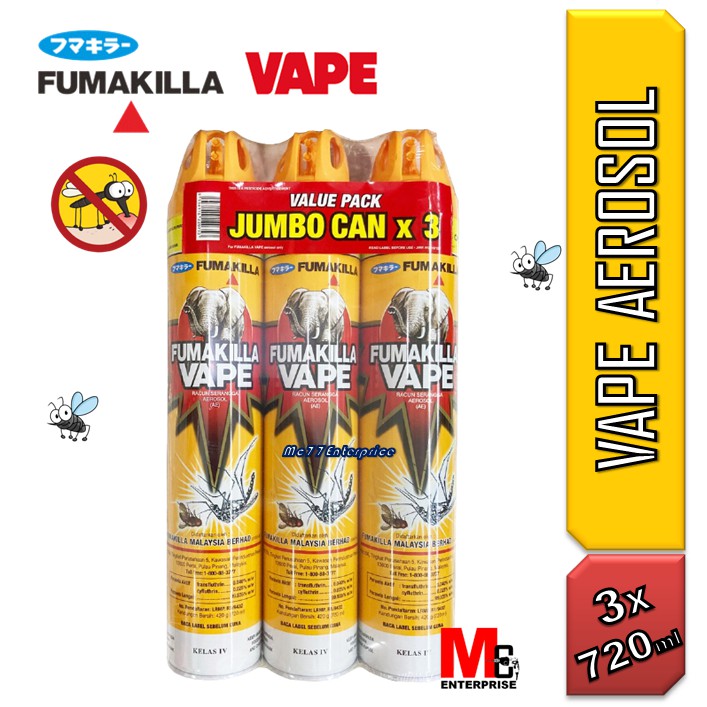 Fumakilla Vape Aerosol Jumbo Can & Value Pack | Shopee Malaysia