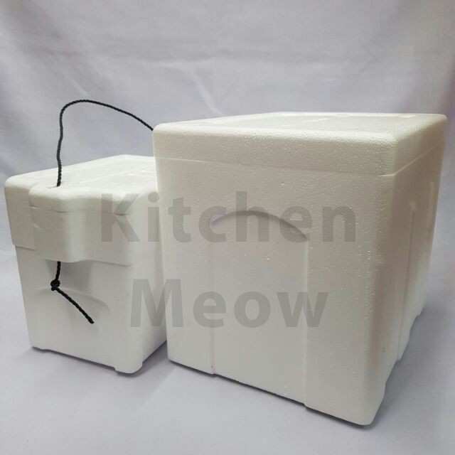 Polystyrene PS Ice Box - Medium Size (Shrimp, Fish & Plant) Kitchen ...
