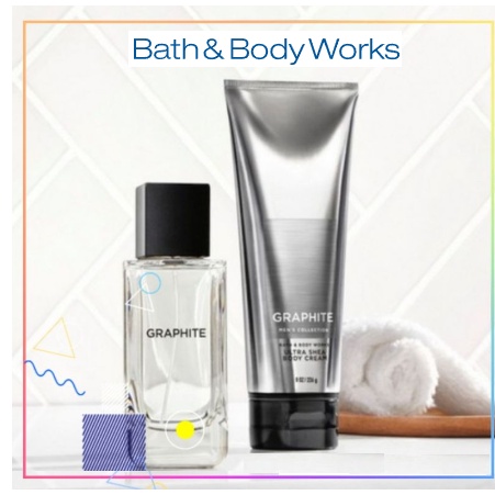 Bath & Body Works Men's Perfume - Graphite Shower Gel / Deodorant ...