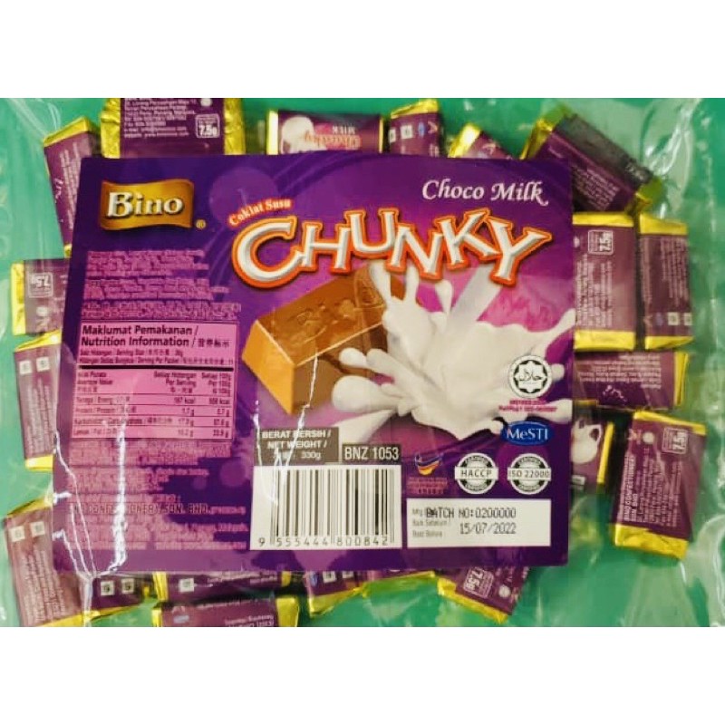 Bino Chunky Chocolate +-300g/pack | Shopee Malaysia