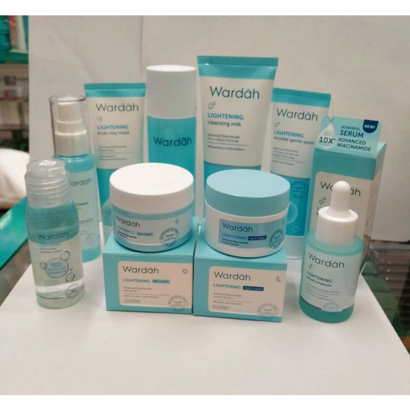 Wardah Package/Set Skincare Lightning Complete 9in1 | Shopee Malaysia