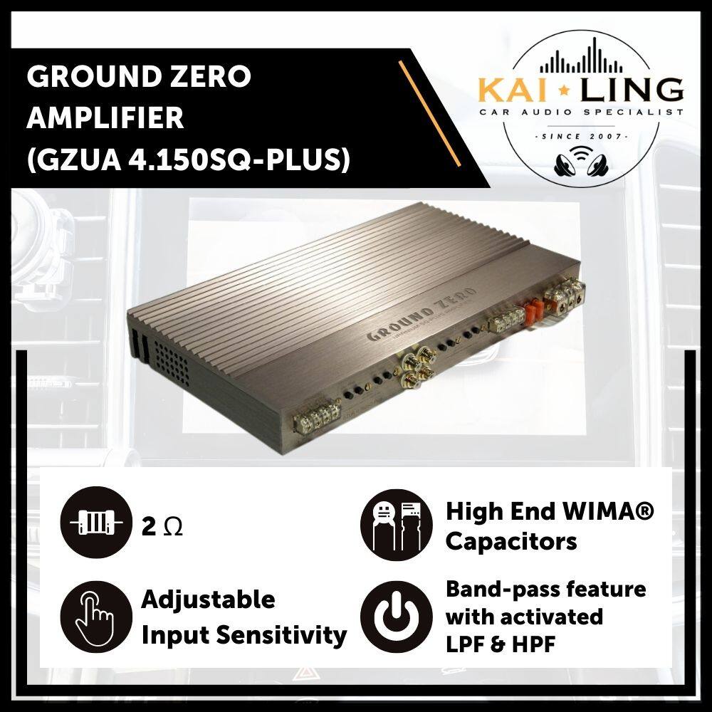GROUND ZERO Amplifier (GZUA 4.150SQ-Plus) | Shopee Malaysia