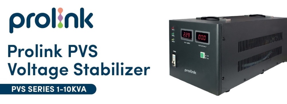 Prolink 1KVA Servo Motor Control AVR Voltage Stabilizer with Dual ...