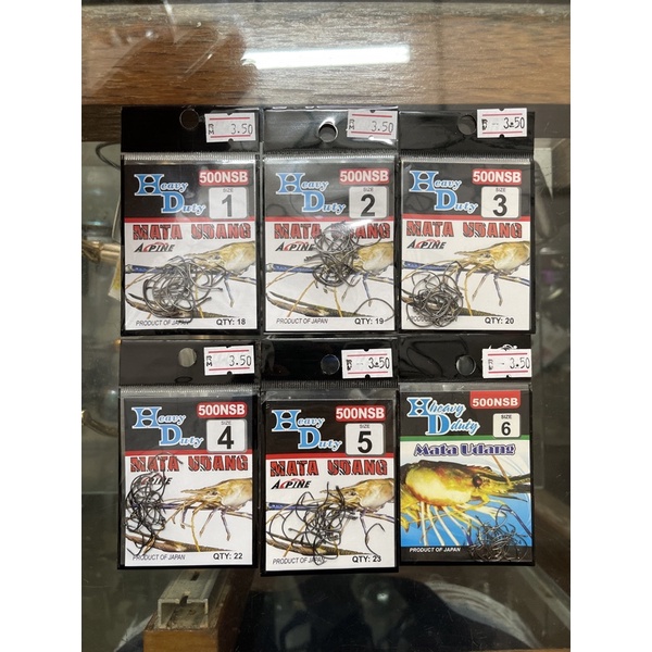 MATA UDANG ALPINE HEAVY DUTY 500NSB (1 SET=5 PKT) | Shopee Malaysia