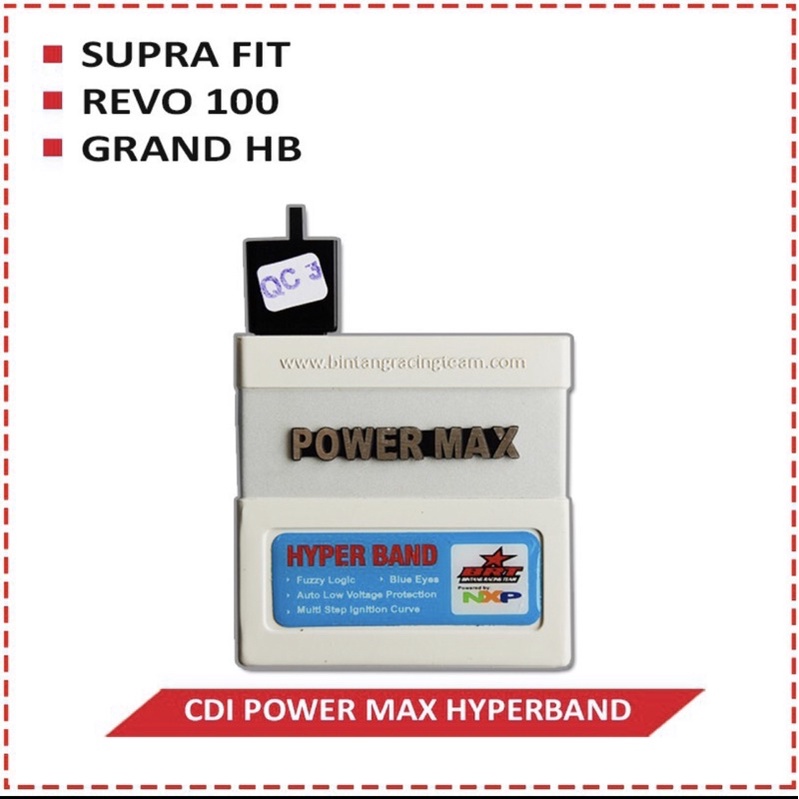 [BRT] Cdi Power Max Hyperband (Supra/ Grand/ Revo 100 | Shopee Malaysia