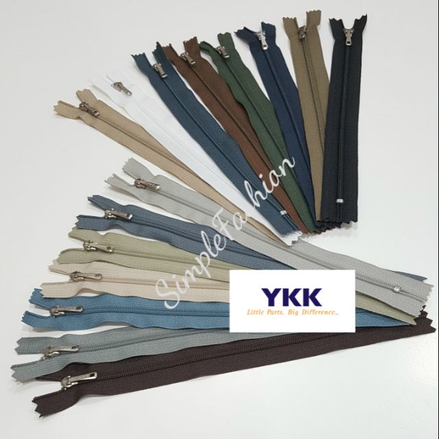 Genuine 8" YKK Japan Zipper (for Slack) / Zip Seluar Lelaki (1 dozen ...