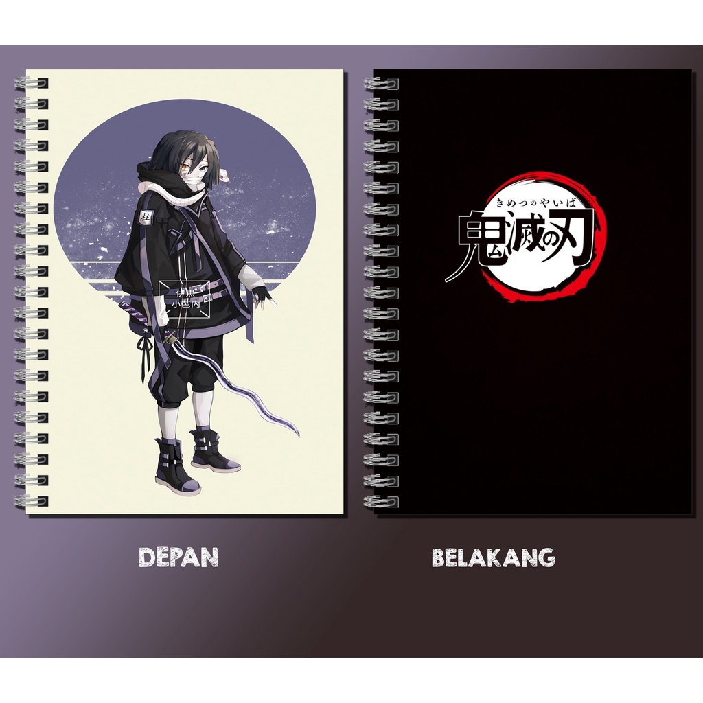 ANIME Notebook / kimetsu no yaiba anime Notebook size A5 A6 A7 nezuko ...