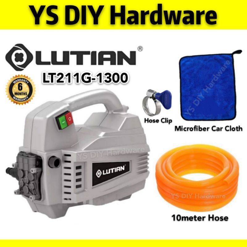 LUTIAN LT211G-1300 Series 220V High Motor Water Jet Pressure Cleaner ...