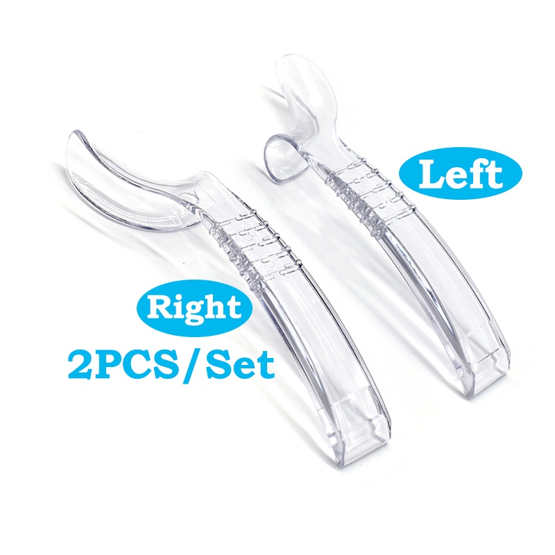 Left and Right Dental Lip Cheek Retractor Mouth Opener Plastic Half-Lip ...