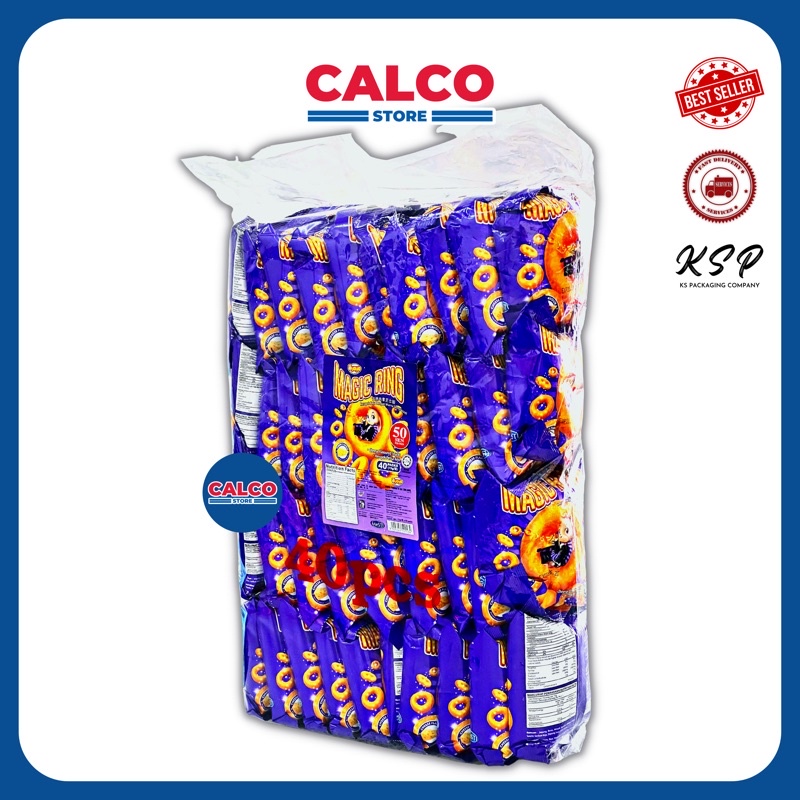 [CALCO] Ayoyo Magic Cheese Ring Keropok Perisa Keju (15g x 40pcs ...