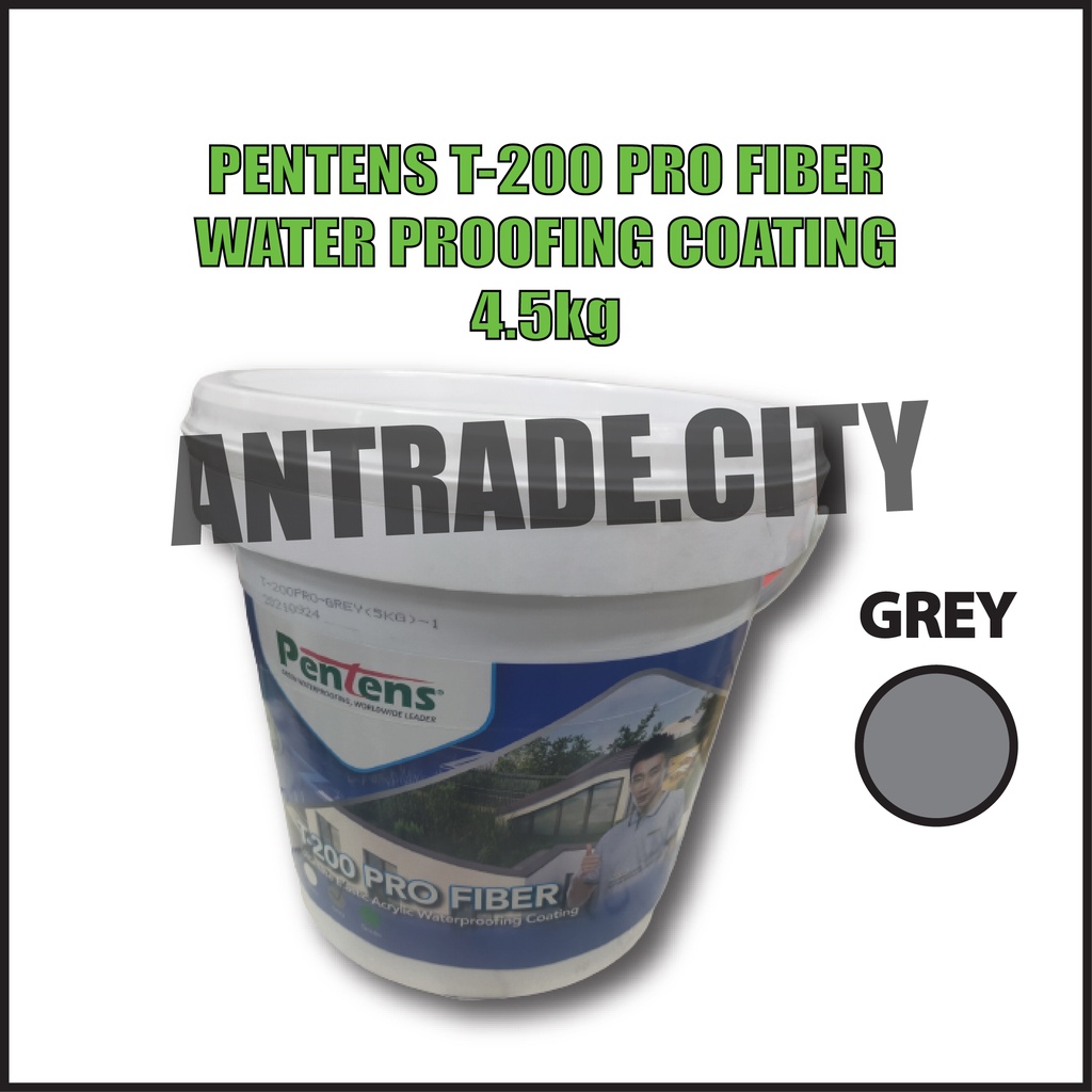 PENTENS T-200 PRO FIBER 5KG ULTIMATE ELASTIC ACRYLIC WATERPROOFING ...