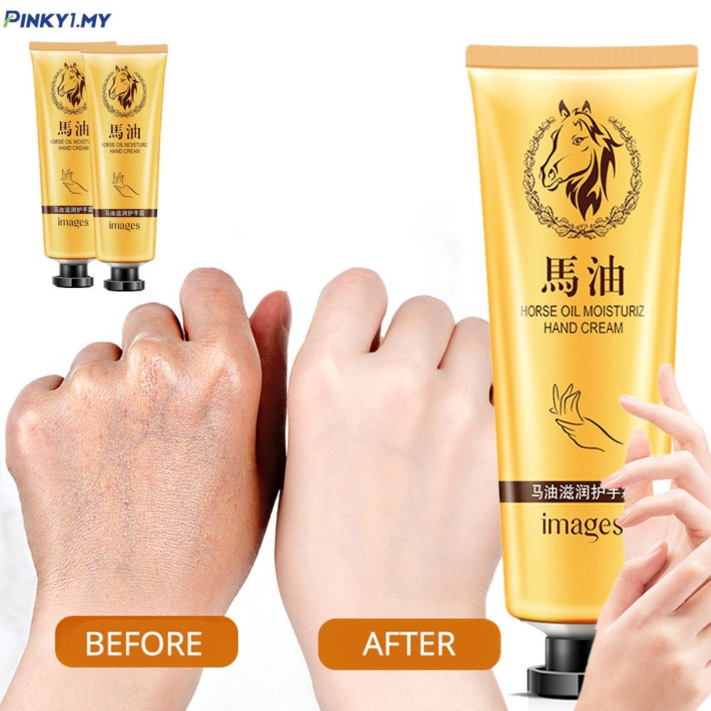 New Horse Oil Whitening Anti-Aging Repair Hand Cream Moisturizing ...