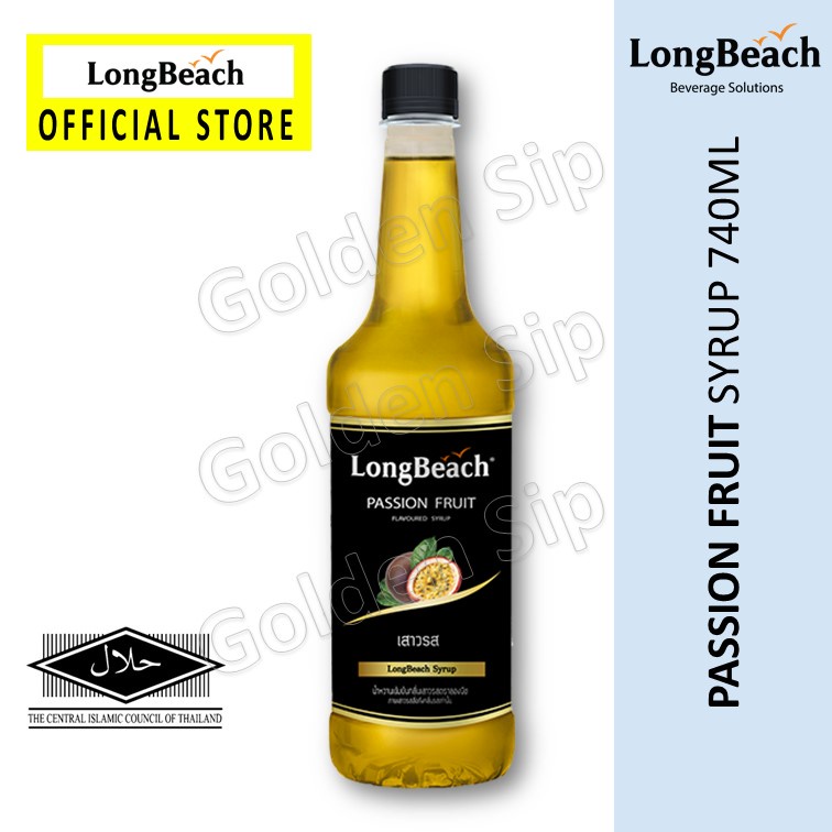 Long Beach Syrup Passion Fruit 740ml (READY STOCKS) | Shopee Malaysia
