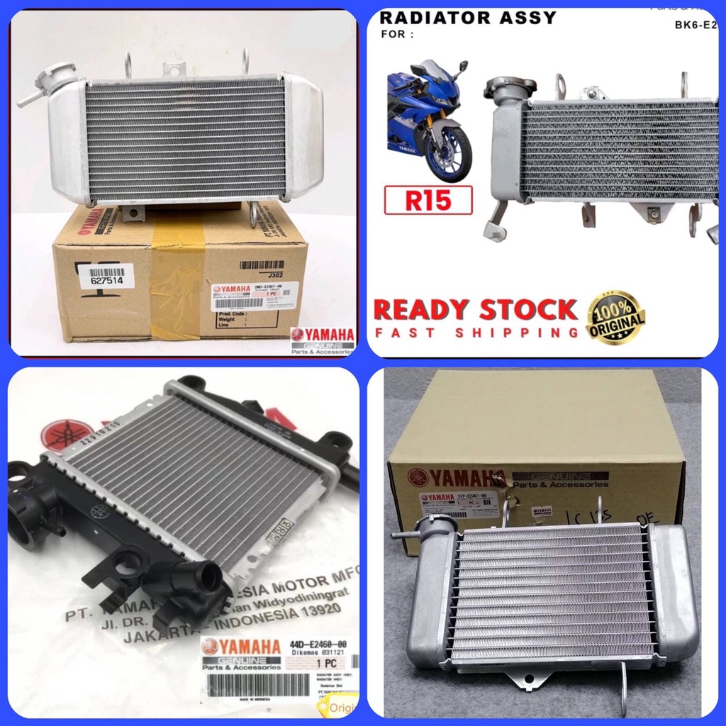 Yamaha Radiator Assy Original HLY 135LC | Y15ZR | R15 | EGOLC | Shopee ...